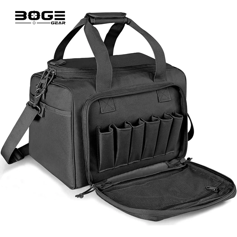 Tactical Gun Range Bag for Handguns and Ammo Shooting Duffle Range ...