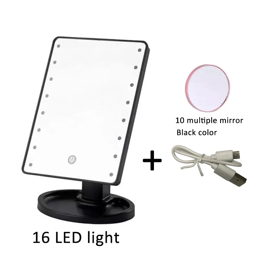 LED Touch Screen Backlit Makeup Mirror - Lighting4Home