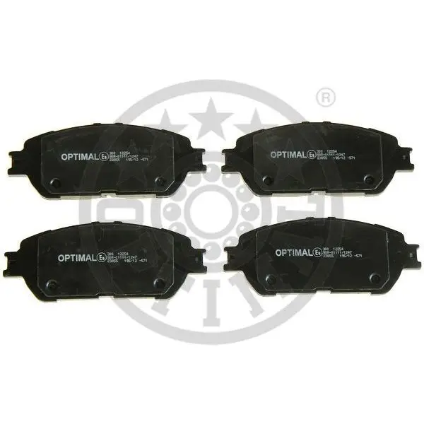 Колодки тормозные TOYOTA CAMRY(V30) 01-06 передние OPTIMAL 1225 - цена ...