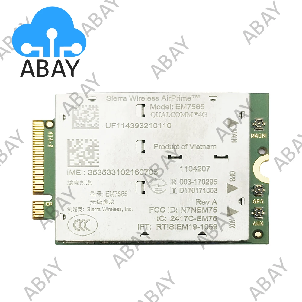 Sierra-Wireless-AirPrime-EM7565-4G-LTE-CAT12-Module-M-2-Standard ...