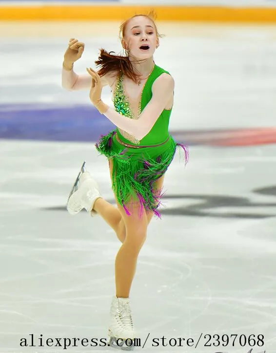 Green Figure Skating Dresses
