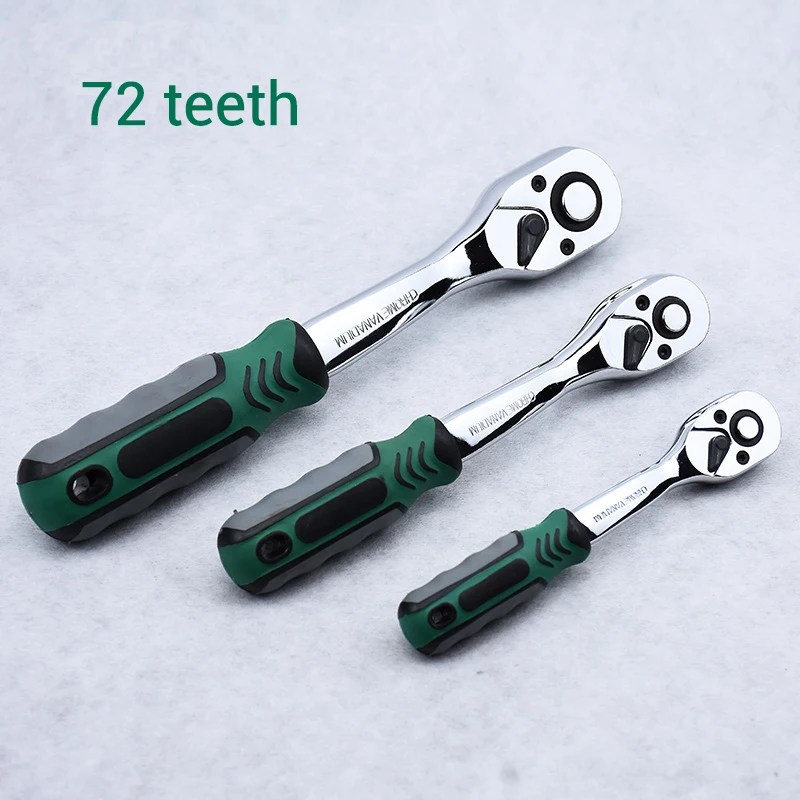 Cle a cliquet,Clé à cliquet à 24 dents 1-4 ' 3-8' 1-2 ' po, 72 dents ...