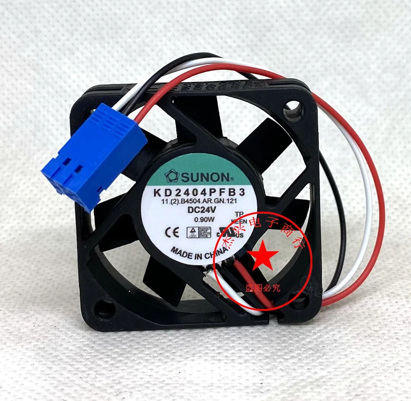 original KD2404PFB3 24V 0.9W 4CM 4010 3-wire alarm signal inverter fan ...