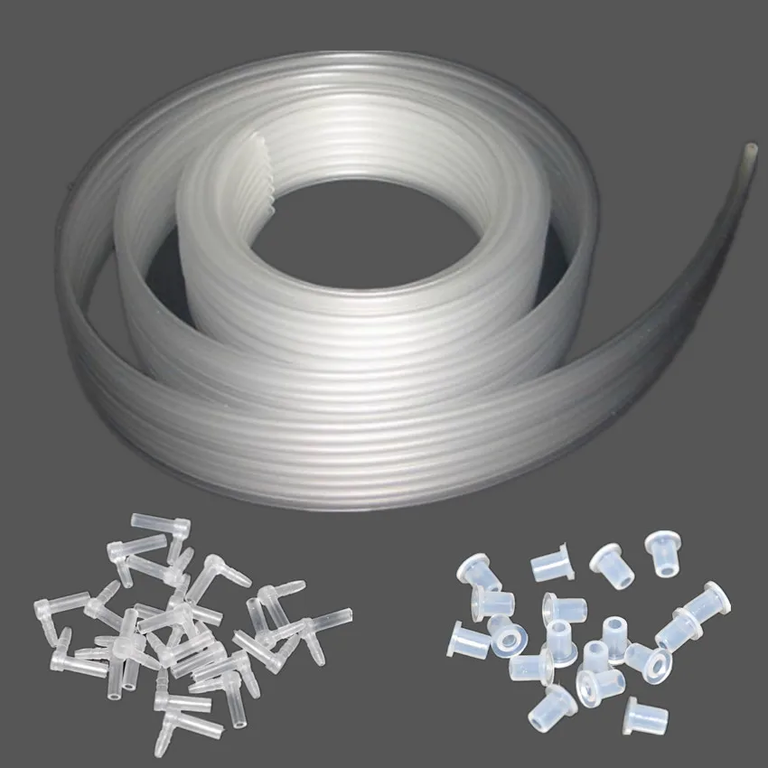 2M 6 color ciss line Ink tube inktube pvc pipeline + Tube Elbow ...
