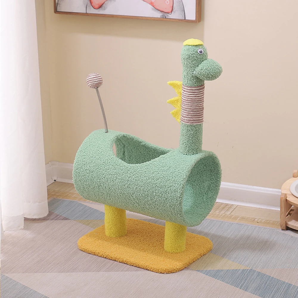 LITTLE DINOSAUR CAT CLIMBING FRAME - CTPT301 - Cat towers.uk