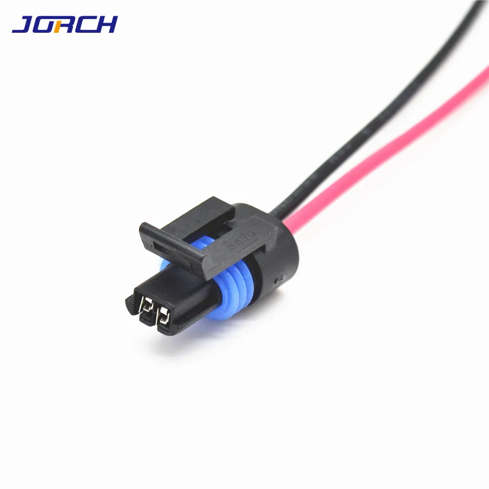 1pc Delphi Gm 2 Pin Way Female Sensor Connector Metri-pack 150.2 Sealed ...