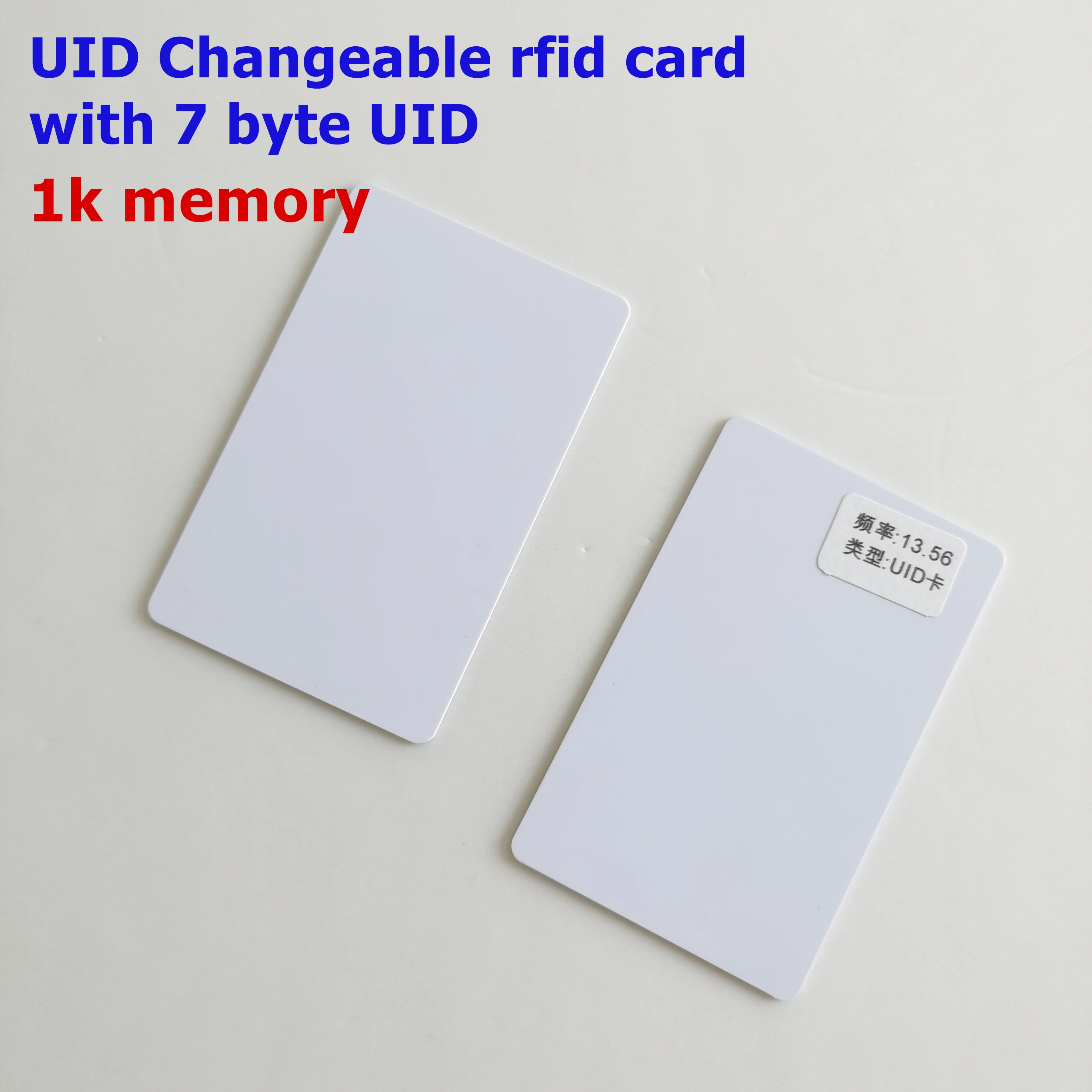13.56mhz For Mf S50 S70 Nfc Card 0 Block Writable 7 Byte Uid Changeable ...