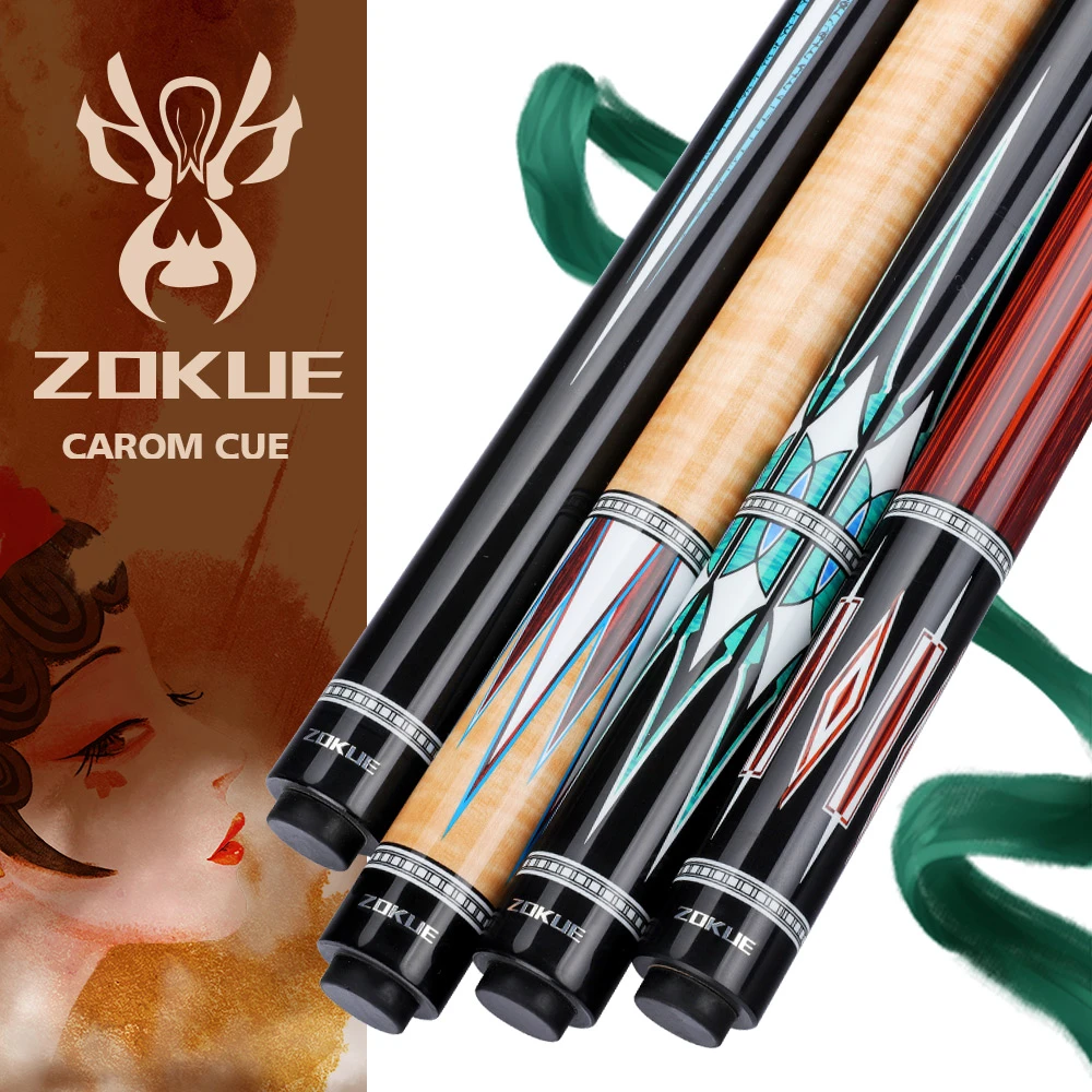 Zokue Carom Stick Professional Carom Billiard Cue Korean 3 Cushion Cue ...