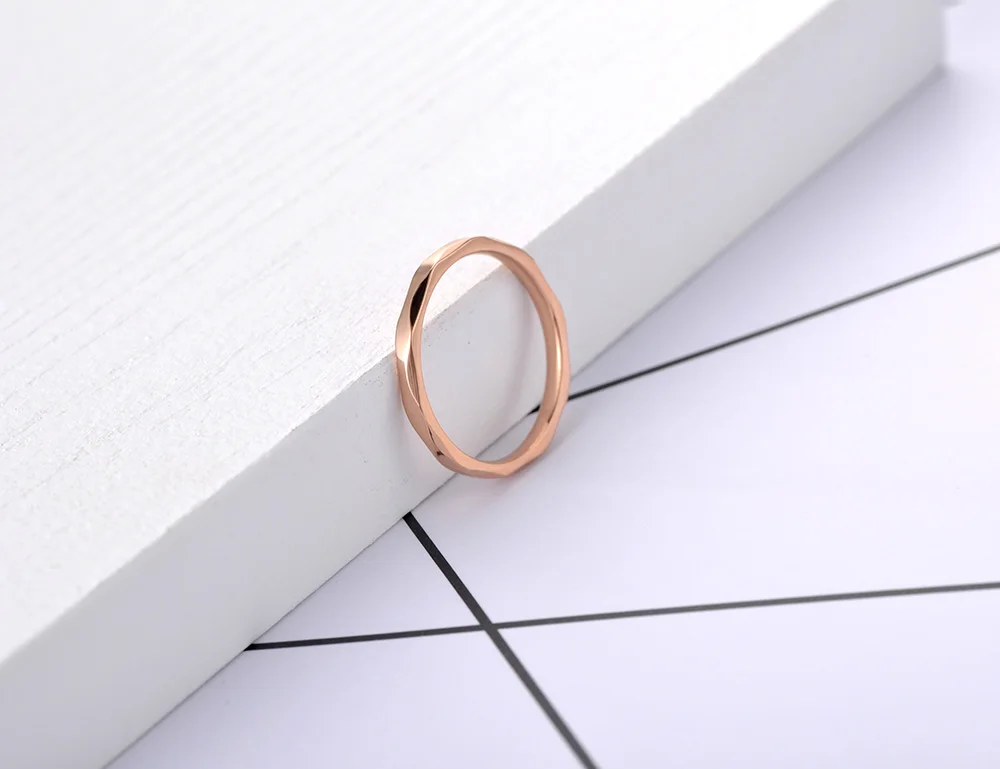 Rose Gold Simple Cute Cocktail Ring | Muduh Collection