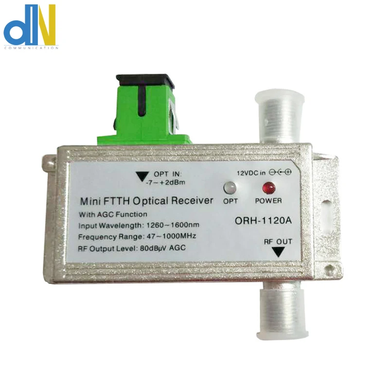 Receptor óptico CATV FTTH, ORH 1120A, 1310nm, modelo AGC, 47 1000MHz ...