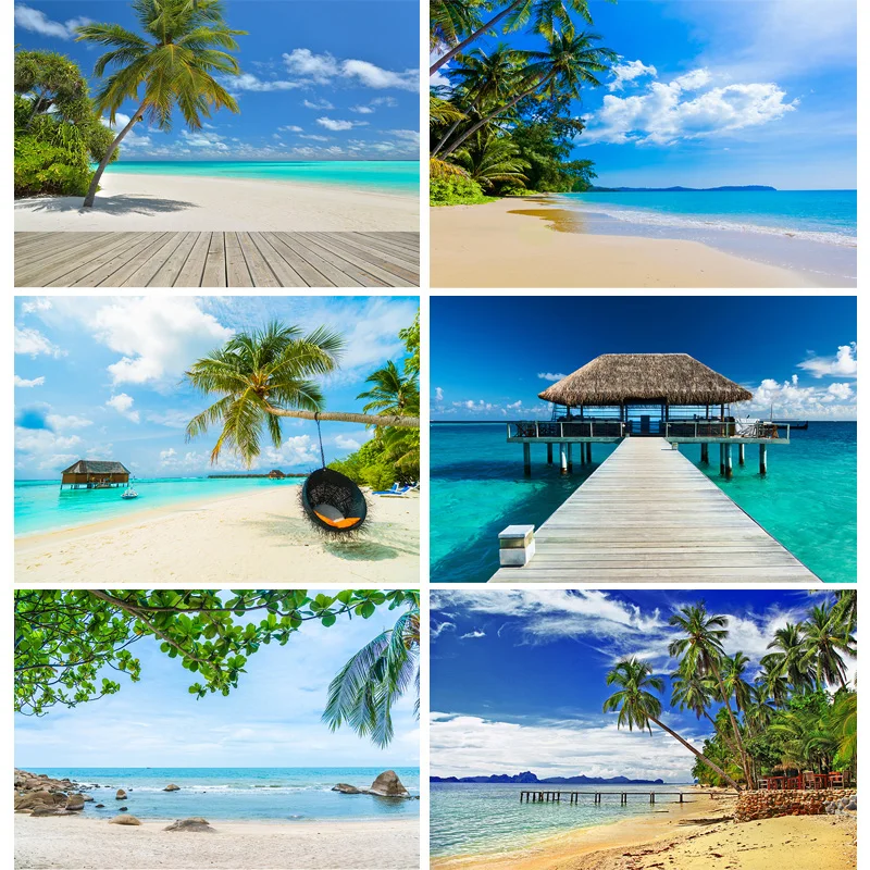 ZHISUXI-Summer-Tropical-Sea-Seaside-Ocean-Backdrop-Beach-Party-Wave ...