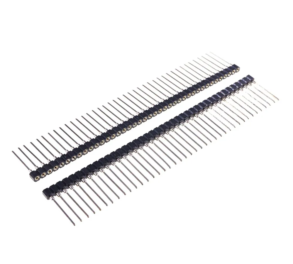 Socket Row Strip Pcb Connector | Single Row Strip Connector Pcb - 10pcs ...