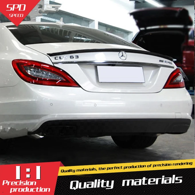For Benz W218 Spoiler High Quality Carbon Fiber Car Rear Wing Spoiler ...