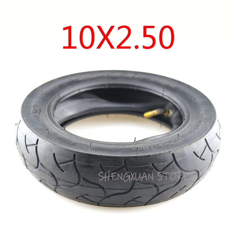 Tires 10 x 2.50 inch Black 10X2.50 for Electric Scooter Balance Drive ...