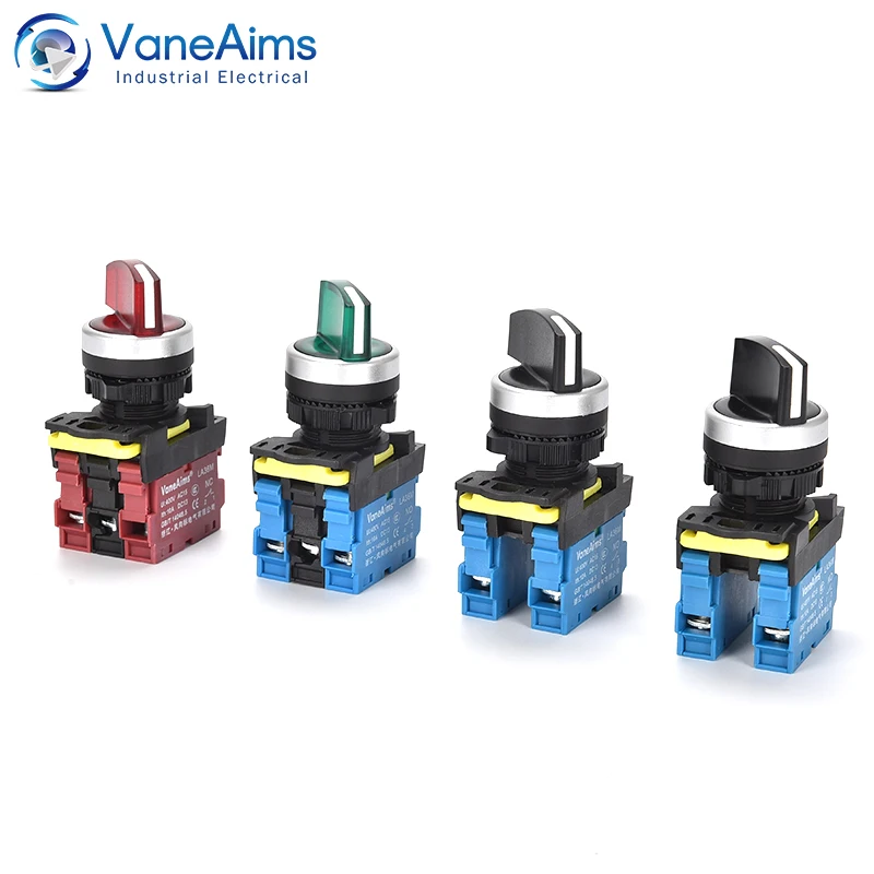 Knob-Switch-LA36M-10-20-Two-Position-Power-Switch-Three-Gear-Selection ...