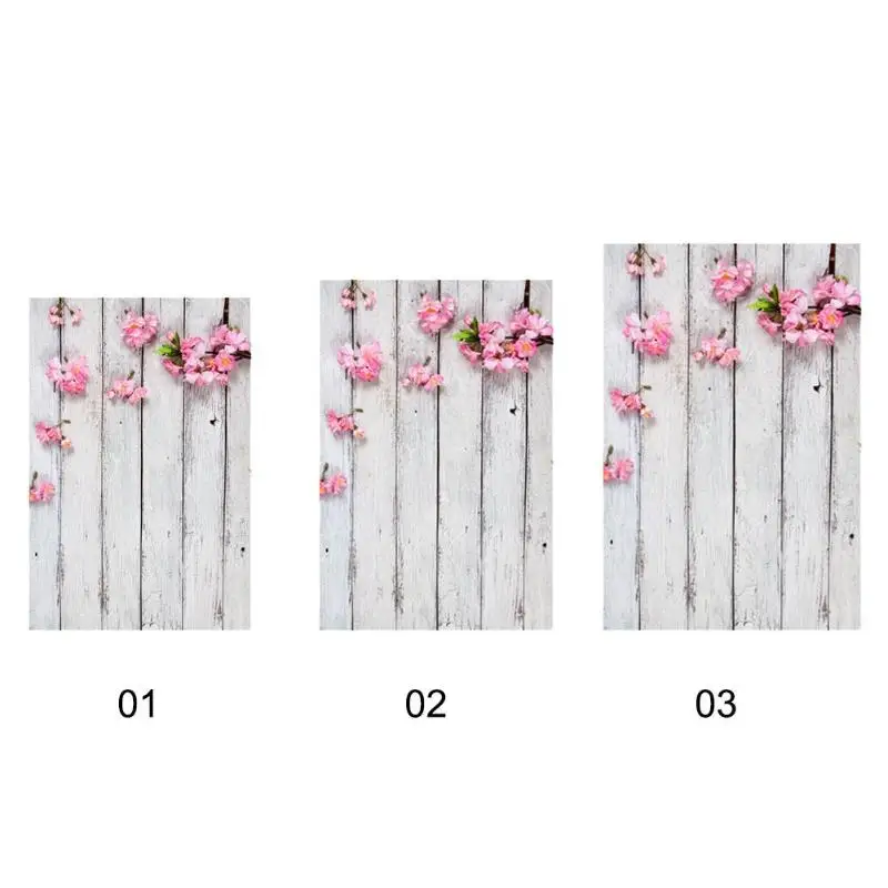 3 sizes Photo Studio Backgrounds Vintage Wood Petal Photography ...