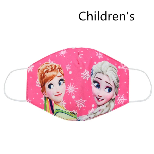 Disney Frozen Half Muffle Child Face Mask Cartoon Princess Anna Elsa ...
