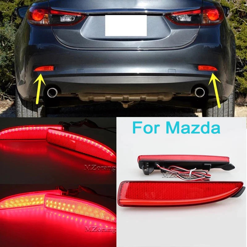 LED-Rear-Bumper-Reflector-Light-For-Mazda-6-Atenza-2013-2014-2015-2016 ...