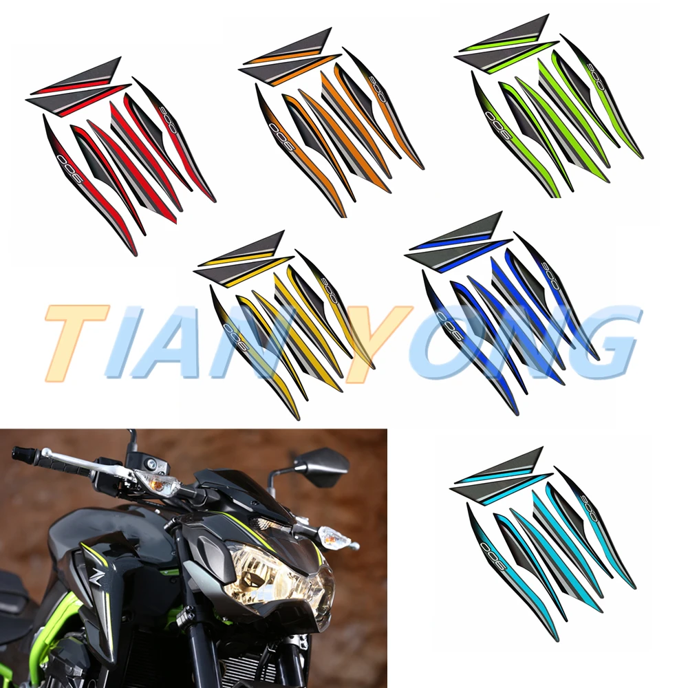 For-Kawasaki-Z900-2017-Six-colors-Motorcycle-Whole-Fairing-Sticker ...