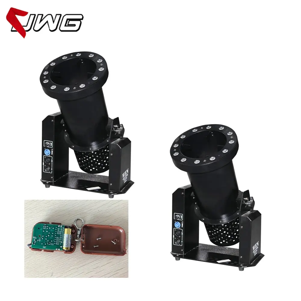 Free Shipping 2pcs/lot 1200W Confetti Blower Stage Effect Cannon 12x3w ...
