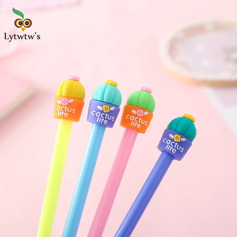 Lytwtw caneta de gel de papelaria fofa coreana, caneta de gel fofa de ...