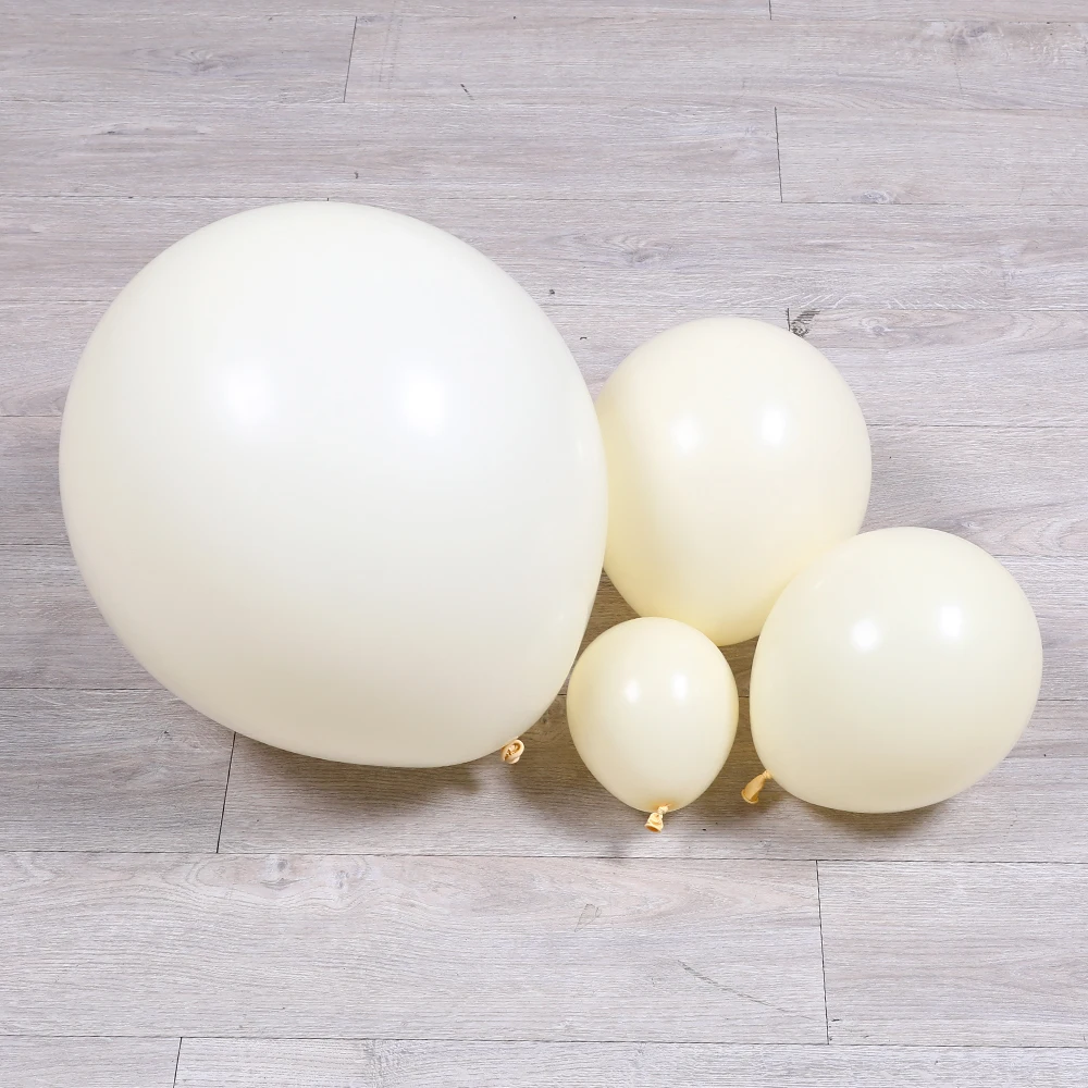 5-10-12-24-Matte-Milk-White-Latex-Balloons-Ivory-Balloon-Cream-Globos ...
