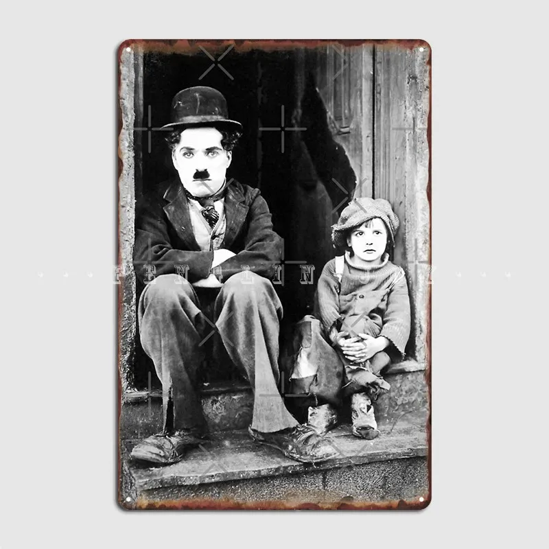 Chaplin-The-Kid-D21-Metal-Sign-Club-Bar-Wall-Decor-Cinema-Garage-Create ...
