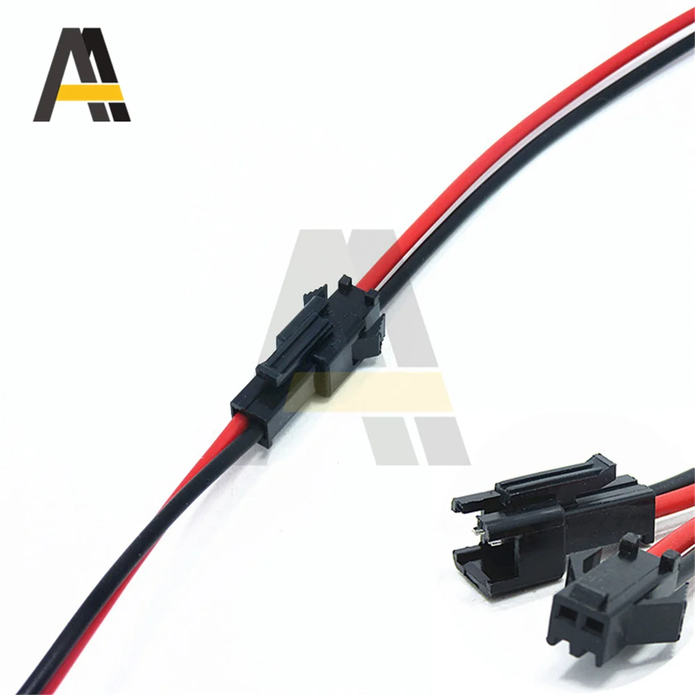 5pairs 30cm Jst Sm 2p 2pin Plug Socket Male To Female Wire Connector ...