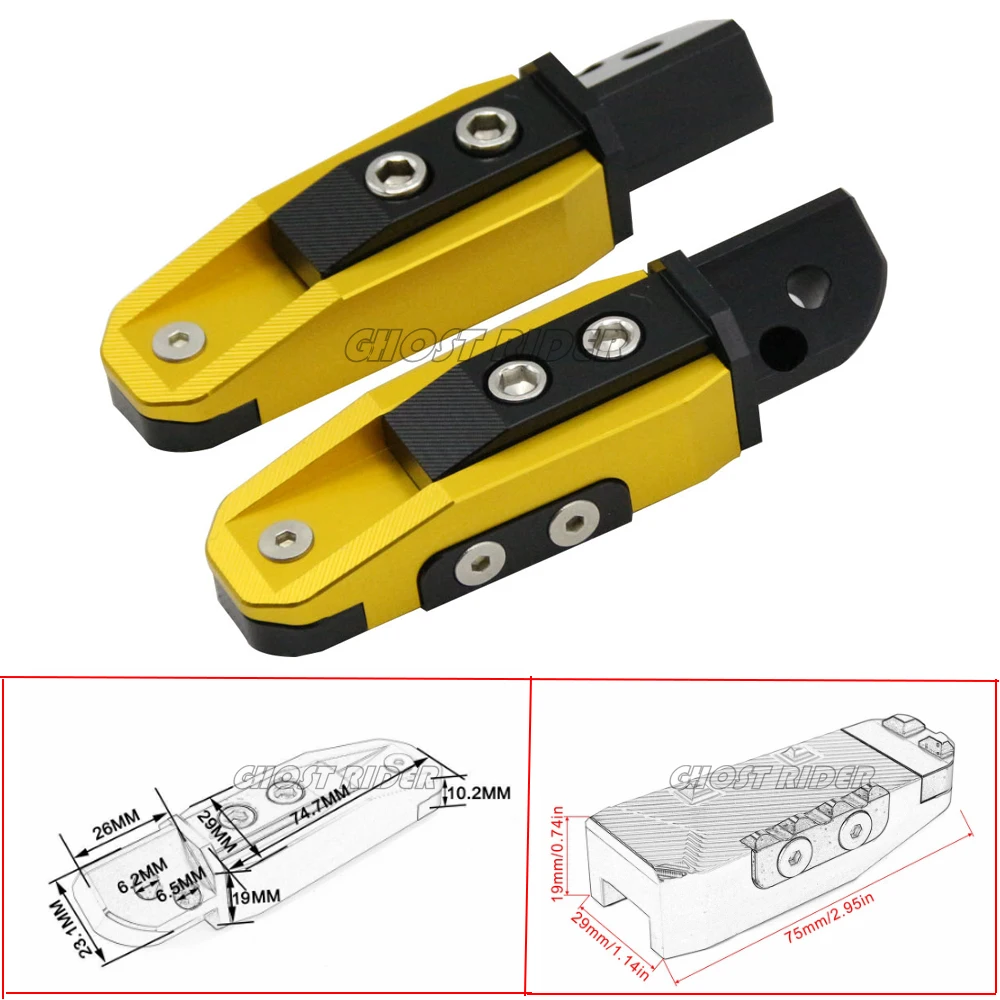 Motorcycle-MX-FootRest-Footpegs-Pedals-For-SUZUKI-DRZ-400-DRZ400 ...
