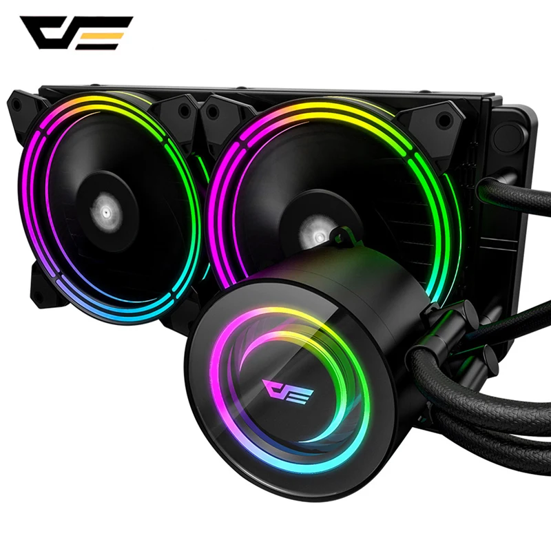 darkflash-PC-Case-Water-Cooling-PWM-RGB-Sync-AIO-Liquid-Cooler-Radiator ...