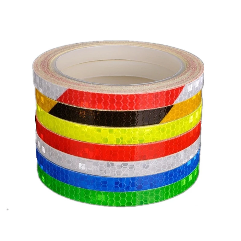 10mmx800mm Bike Reflective Stickers Cycling Fluorescent Reflective Tape ...