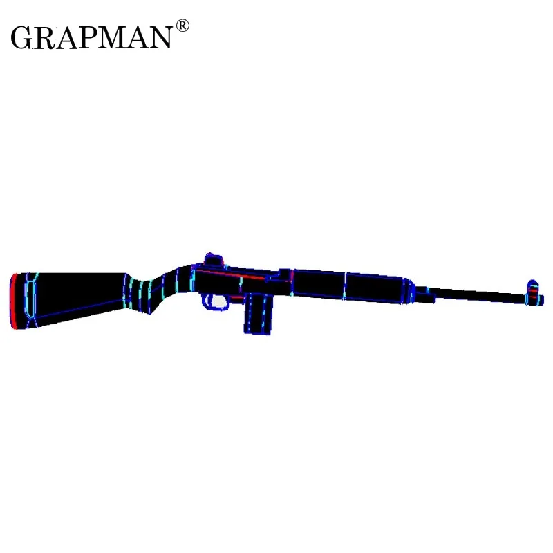 Sniper-Rifle-Gun-3D-Paper-Model-US-Honks-DIY-Puzzle-Papercrafts-manuais ...