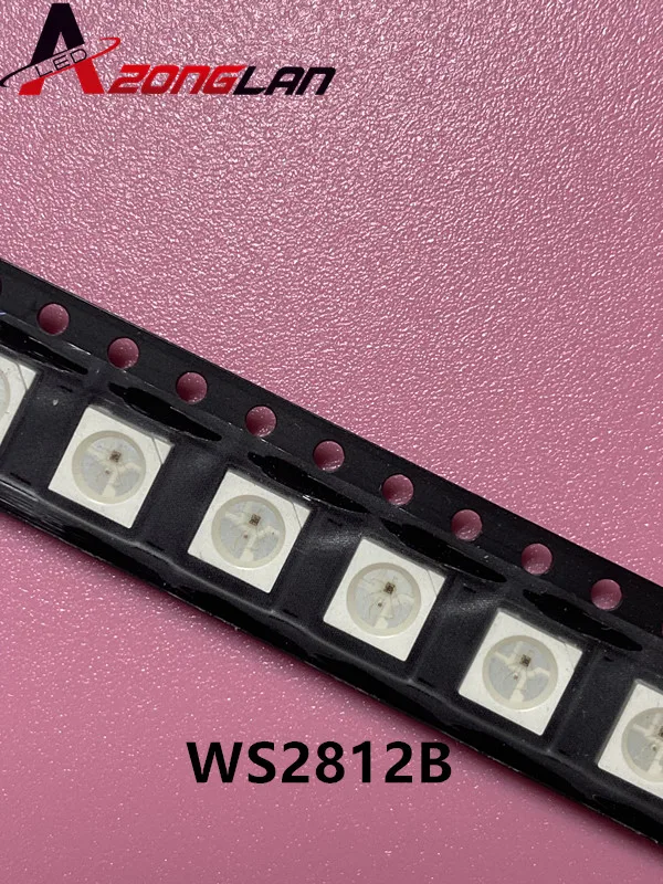 100PCS WS2812B (4pins) 5050 SMD WS2812 Individually Addressable Digital ...