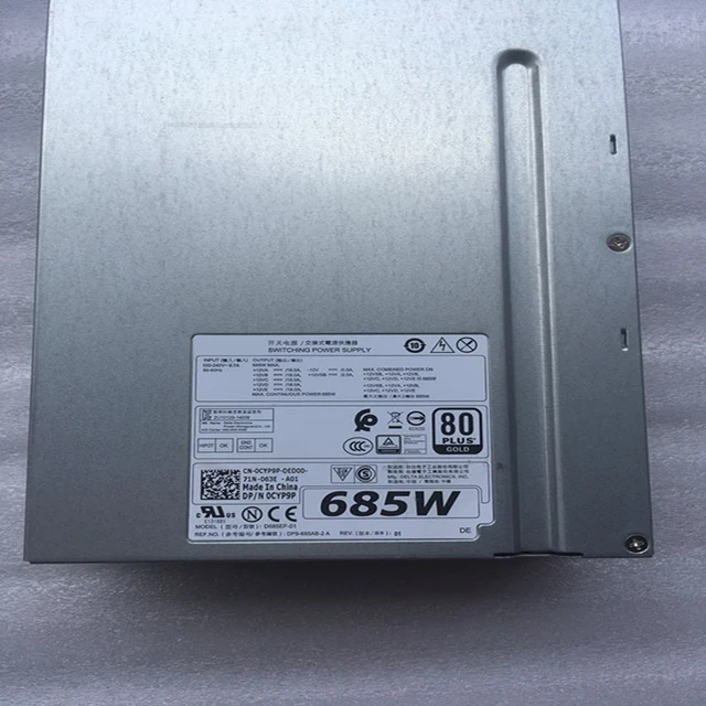 PSU For Dell T5610 T3610 T5810 7810 685W Power Supply D685EF-00 F685EF ...