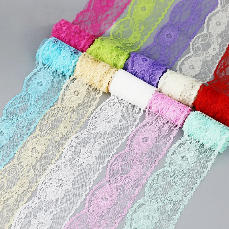 (10 Yards/roll) 60mm Lace Fabric Webbing Decoration Packing Material ...