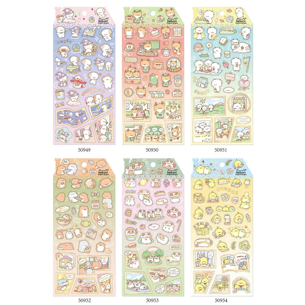 Cute-Scrapbooking-Stickers-Cartoon-Animal-Hamster-Sheep-Deer-Junk ...