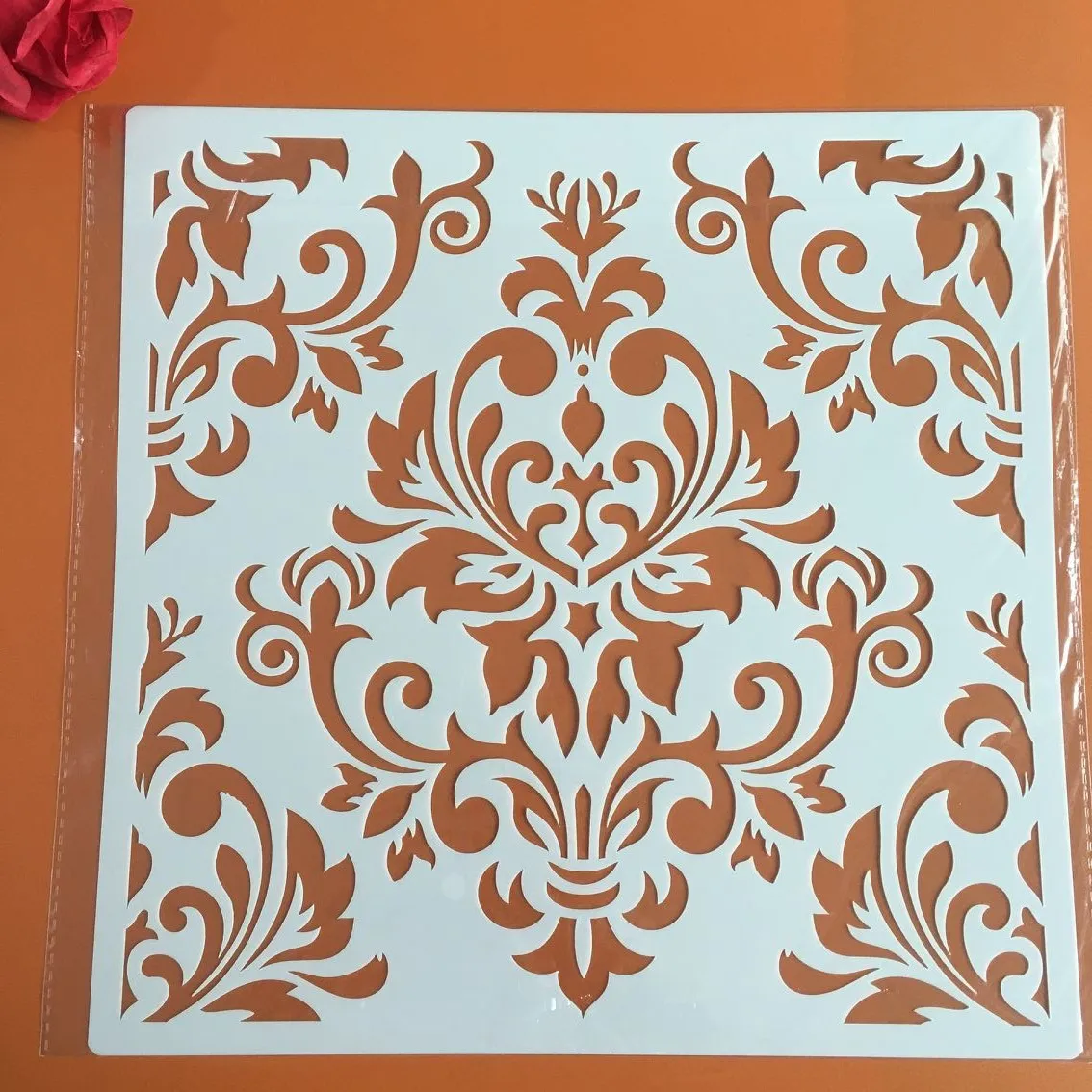 Formal Damask Stencils