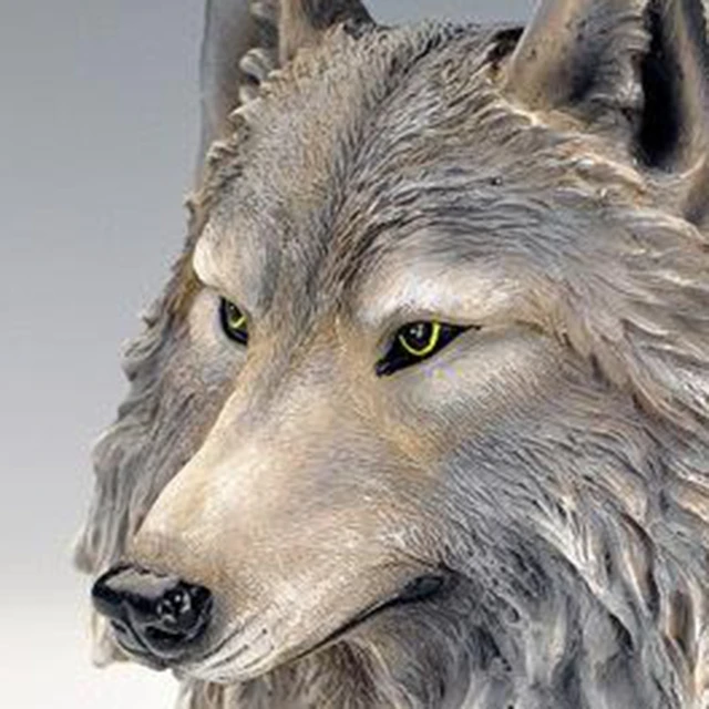 Real Wolf Head Profile
