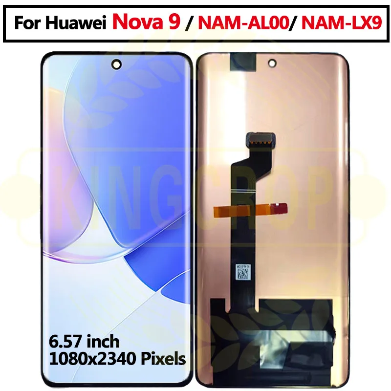Original for Huawei Nova 9 LCD Touch Screen Digitizer Assembly For Huawei Nova9 LCD Display For ...