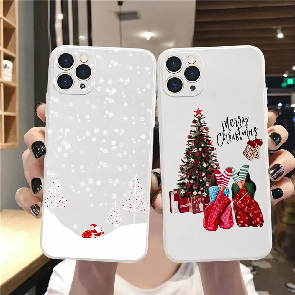 Christmas-and-New-Year-gift-white-Phone-Case-For-iPhone-14-13-Pro-11 ...