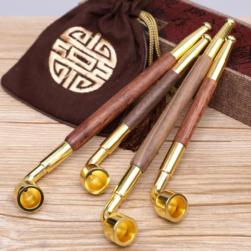 Classic Smok Pipe Portable Retro Copper Smoking Pipe Herb Tobacco Pipe ...