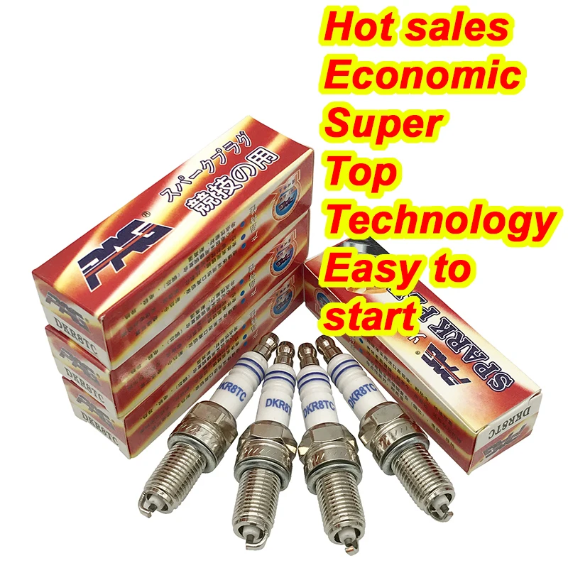 4pcs-Spark-Plug-D8RTC-FOR-DCPR7E-DCPR8E-XU24EPR-U-XU22EPR-U-DCPR8EKC ...