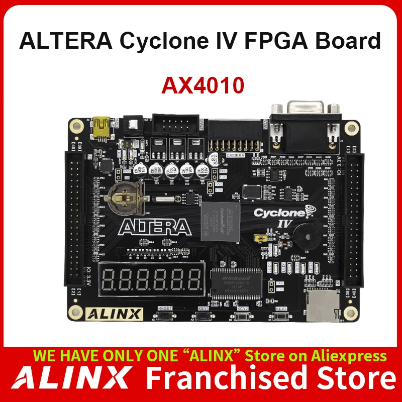 ALINX AX4010: ALTERA CYCLONE IV EP4CE10 FPGA Development Kits Entry Level Study Board|Demo Board ...