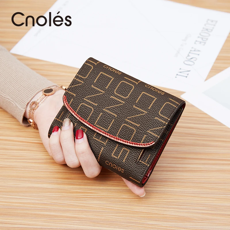 Cnoles-New-Fashion-Slim-Mini-Wallet-Lady-Short-Solid-Women-Wallets ...