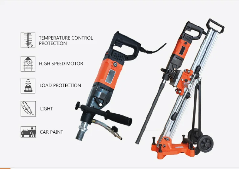 Buy New 2300W Speed-adjustable Diamond Drilling Machine With Angle ...