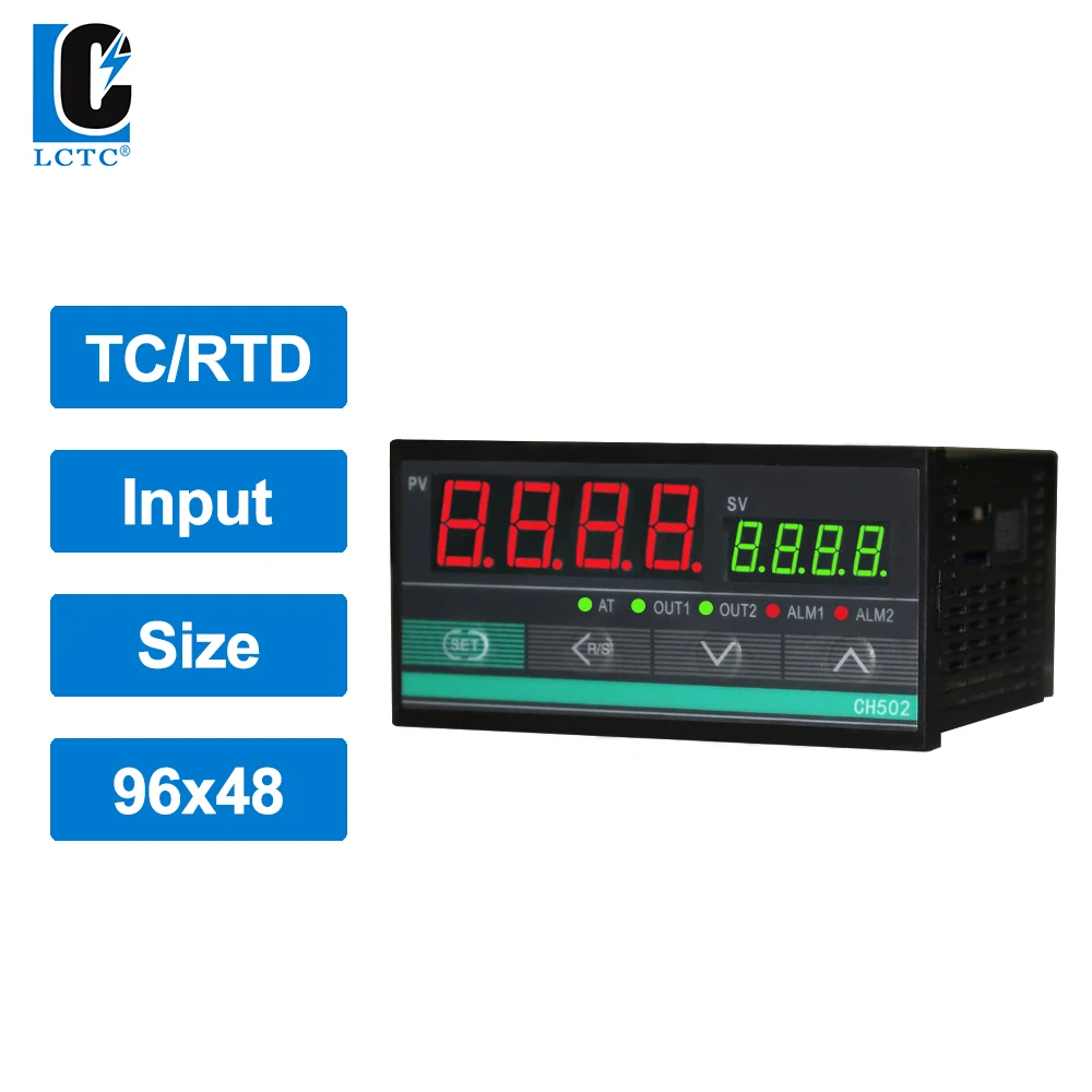 TC-RTD-input-CH502-96x48mm-SSR-Relay-4-20mA-0-10V-output-RKC-Industrial ...
