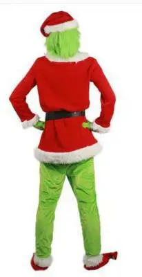 /костюм гринча/Взрослый Хэллоуин косплей одежда/как Grinch палантин ...