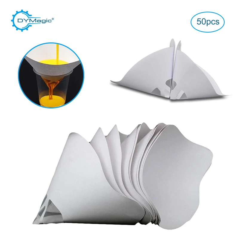 50/100pcs 3D Printer Paper Filter Photocuring Consumables UV 3D Resin ...