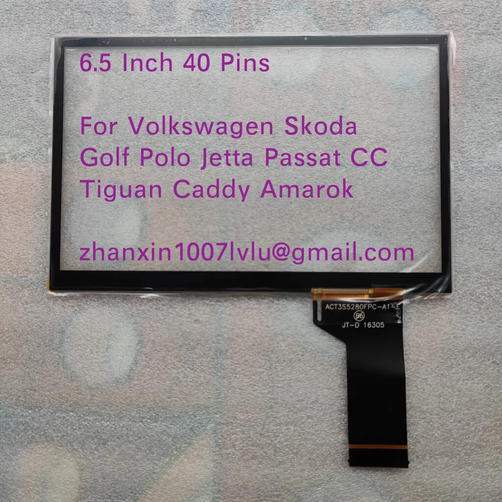 Freight-6-5-40-Pins-Touch-Screen-Fit-VW-Golf-Polo-Jetta-Passat-CC ...