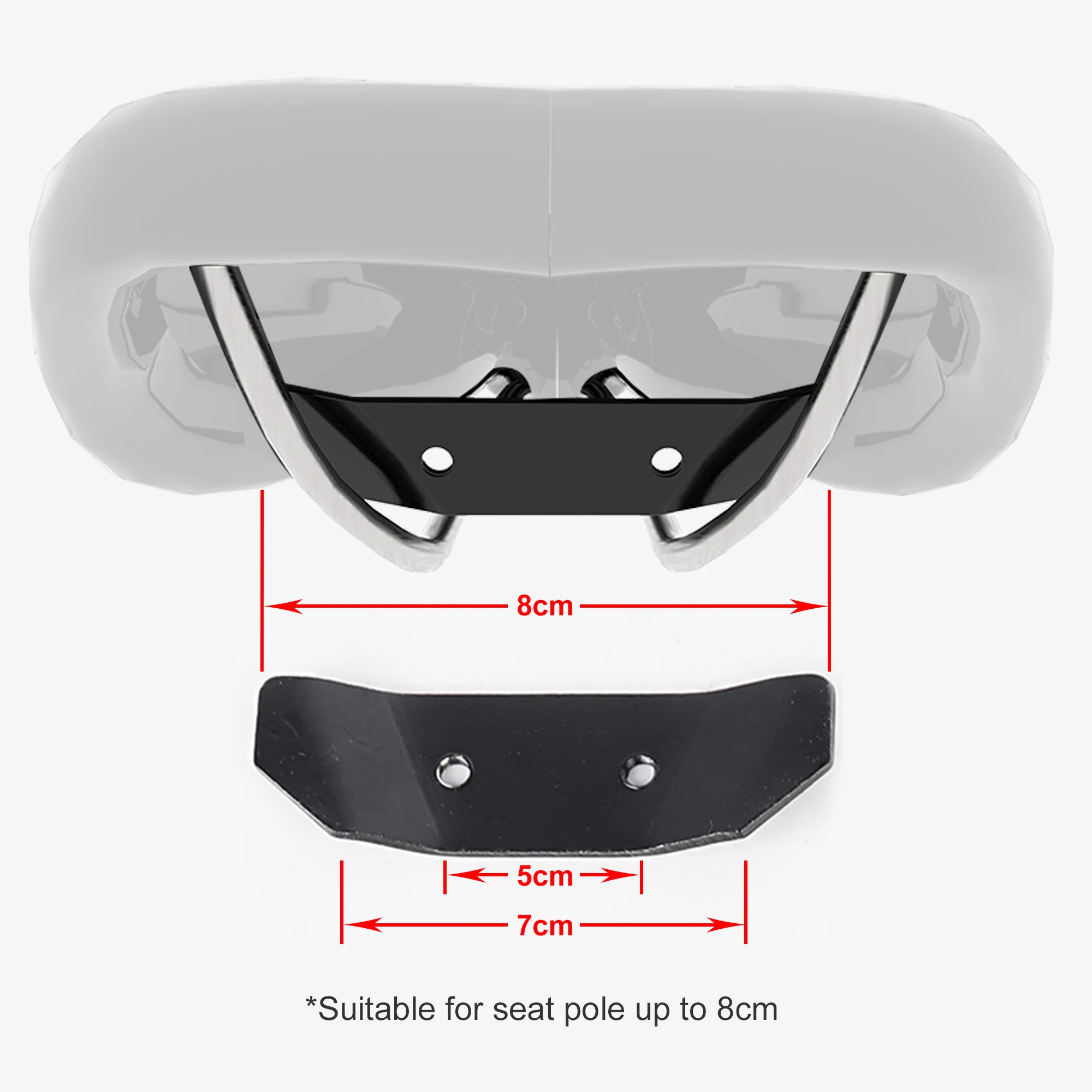 Rhinowalk SK300 Bike Pannier BagTail Seat Saddle Bag Bracket Rack 5L ...